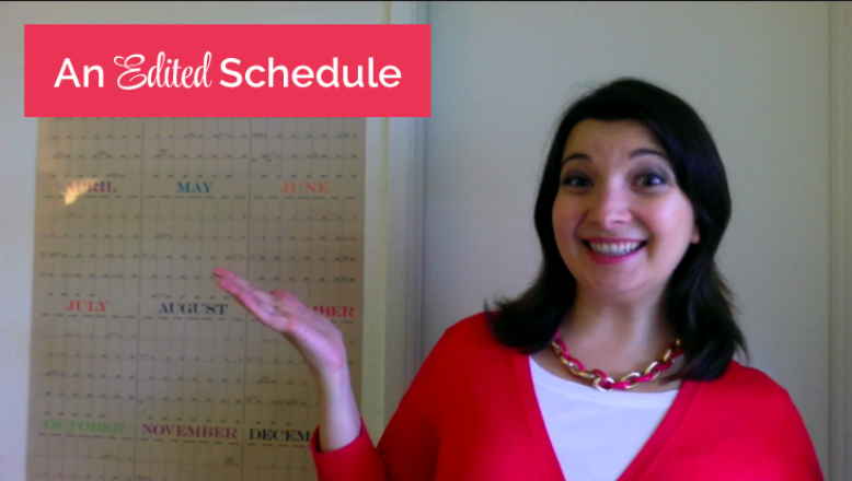 Save Time With an Edited Schedule - Sage Grayson, Life Editor