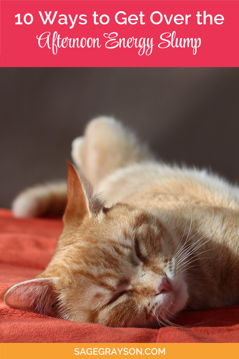 10 Ways to Get Over the Afternoon Energy Slump - Sage Grayson, Life Editor