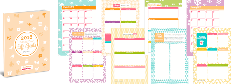 The 2018 Edited Year Planners Are Here! Look Inside! - Sage Grayson ...