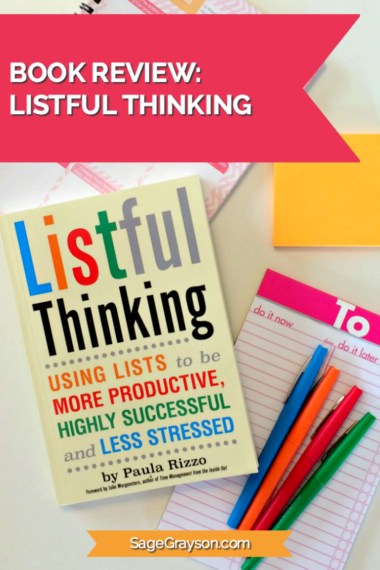 Book Review: Listful Thinking - Sage Grayson, Life Editor