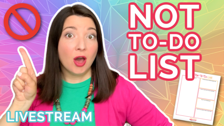 How to Use a Not-To-Do List to Declutter Your Life - Sage Grayson, Life ...