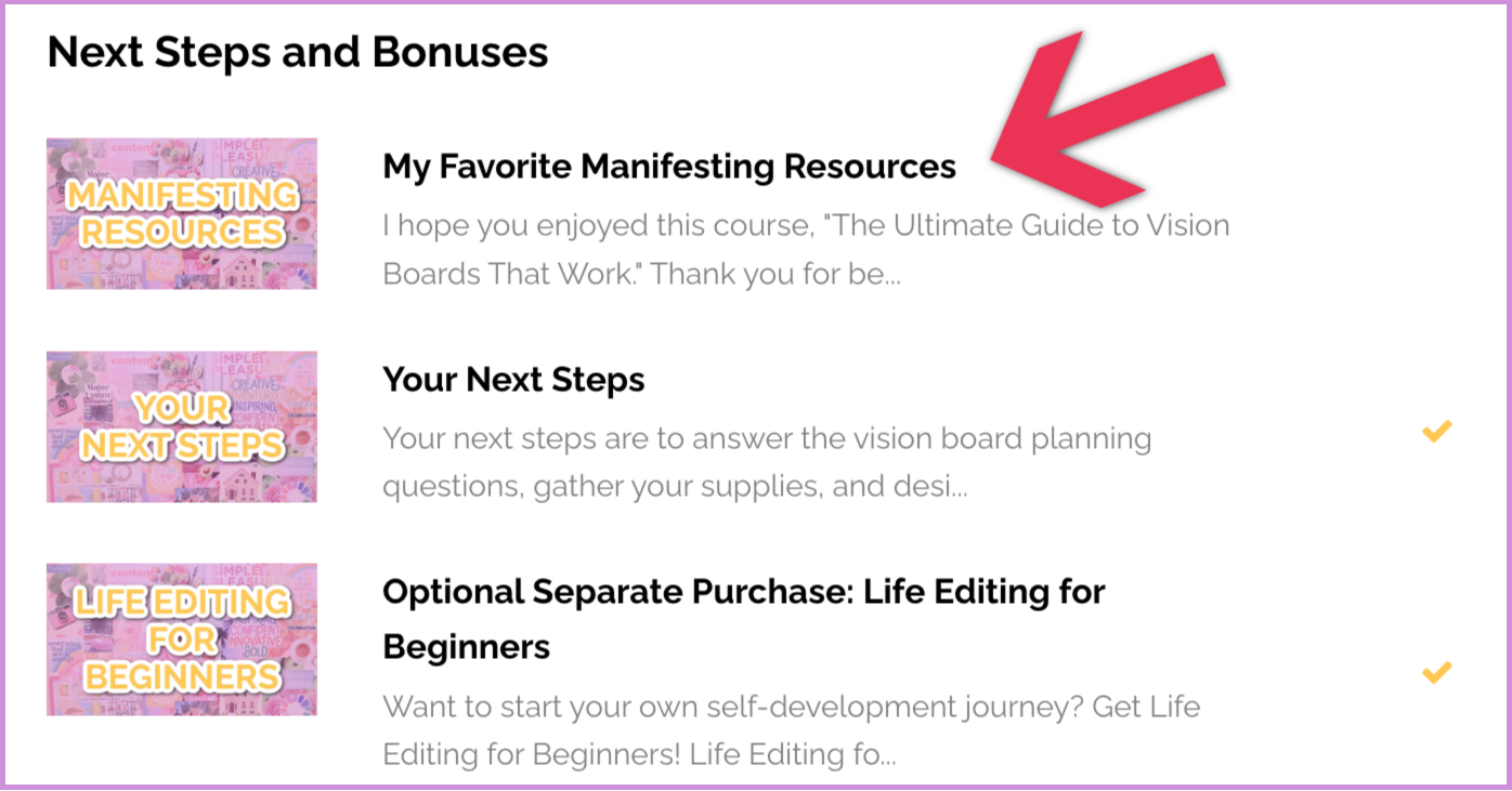 New Content Added to "Vision Boards That Work" - Sage Grayson, Life Editor