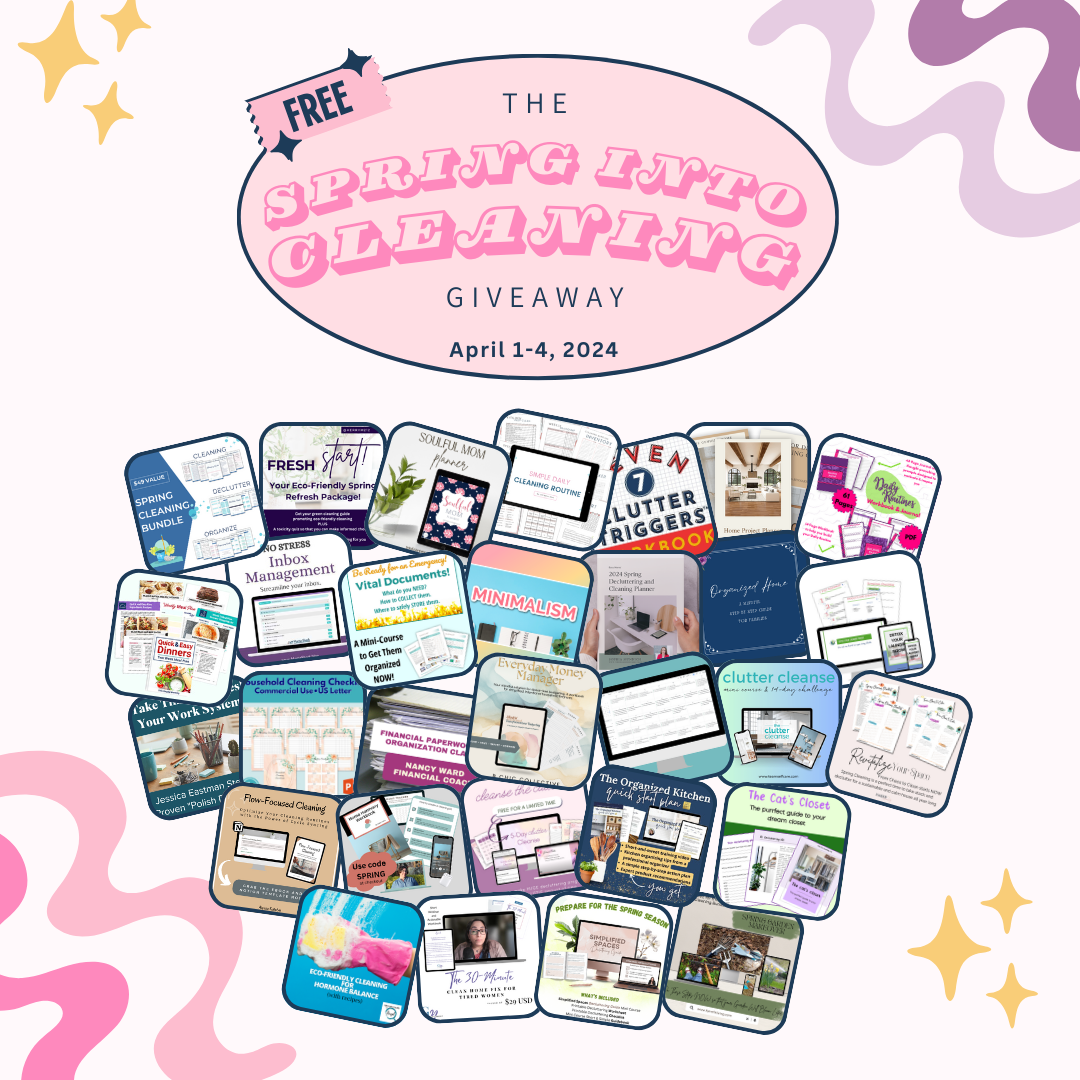 Spring Clean Your Home, Mind, and Biz (30+ Freebies!) - Sage Grayson, Life Editor