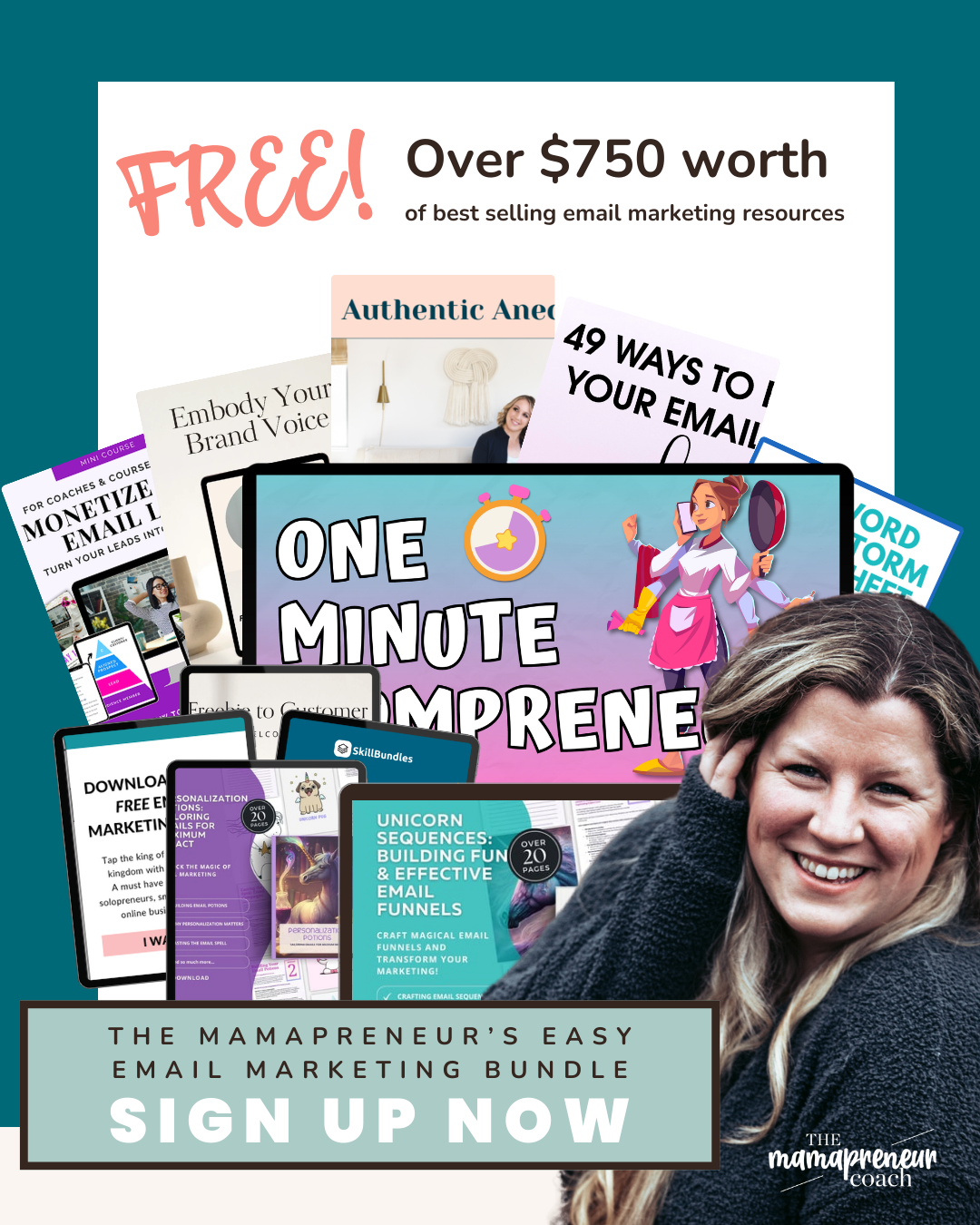 Mamapreneur's Easy Email Marketing Bundle | All-New Freebies! - Sage Grayson, Life Editor