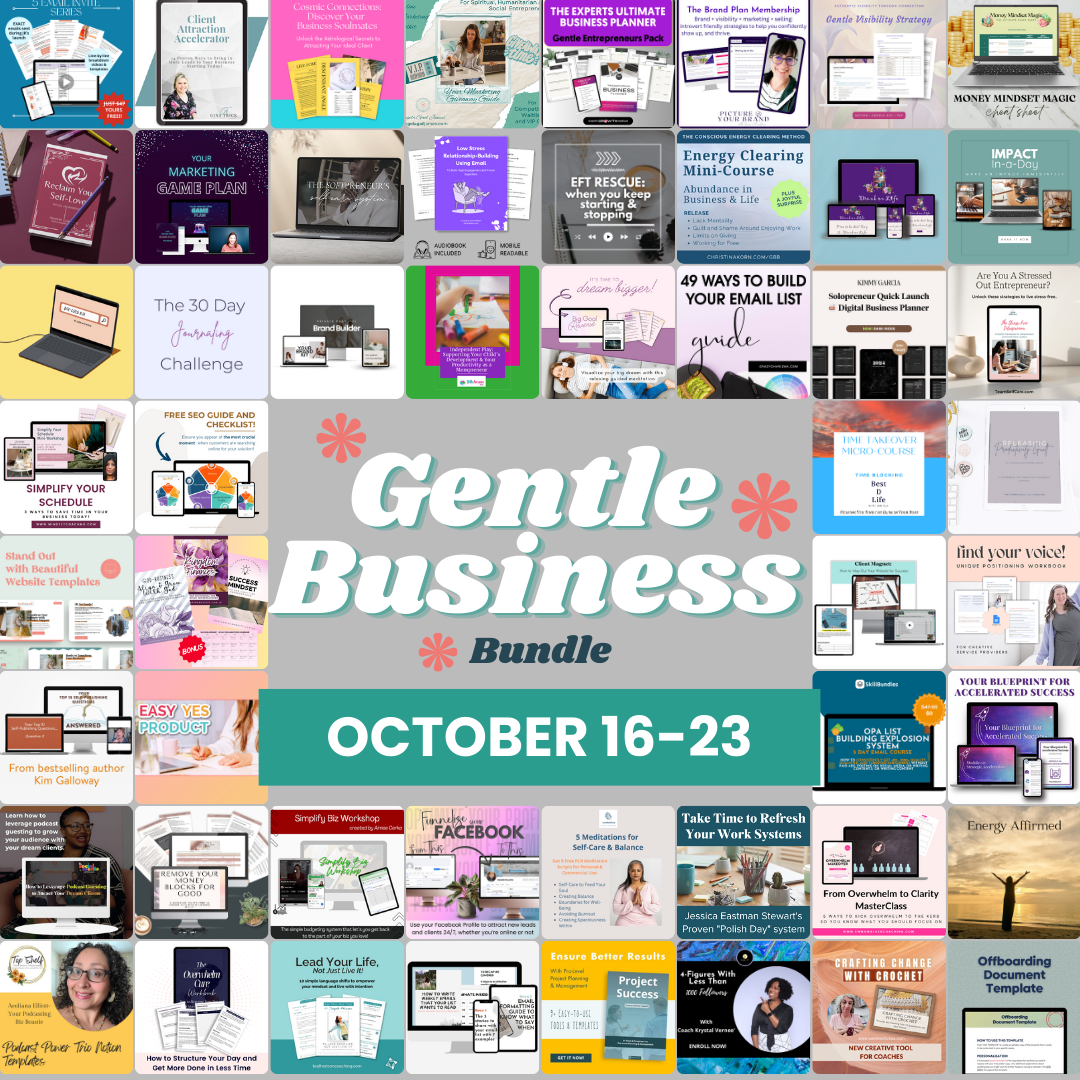 The Gentle Business Bundle Is Here | All-New Freebies! - Sage Grayson, Life Editor