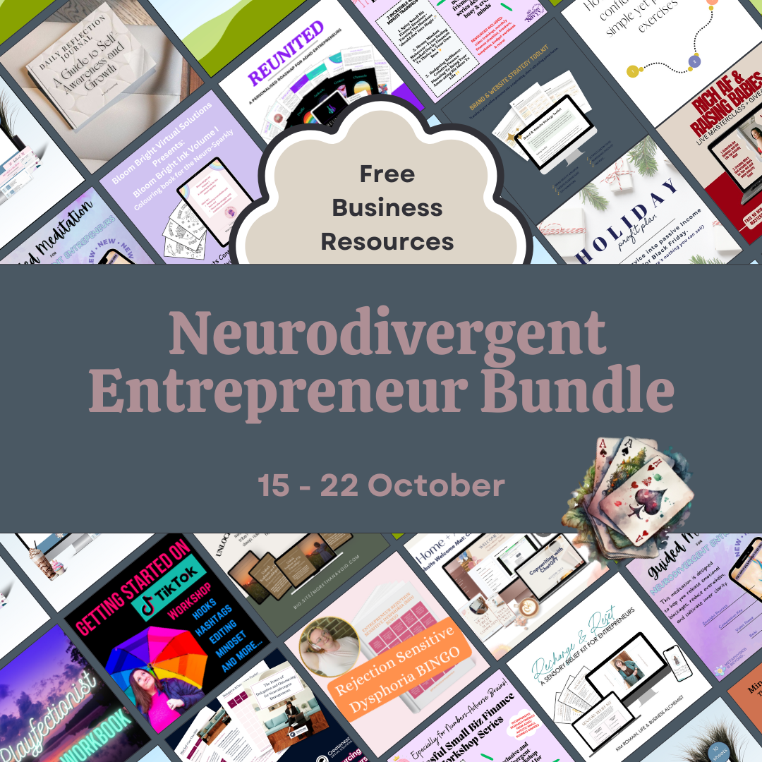 Neurodivergent Entrepreneur Bundle | All-New Freebies! - Sage Grayson ...